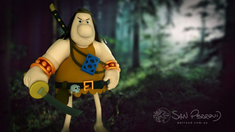 Groo the Wanderer in 3D | San Perroud Digital Arts